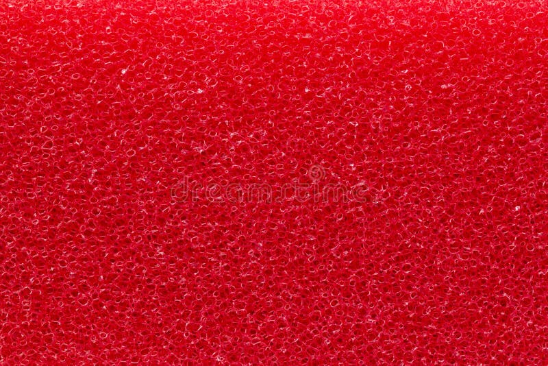 Red Sponge Macro shot stock image. Image of bath, clean - 45602991