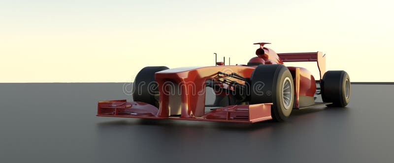Red Sport Car,race Car ,red Car,3d Render Stock Illustration ...