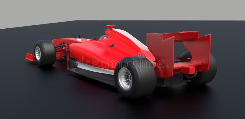 Red Sport Car,race Car ,red Car,3d Render Stock Illustration ...