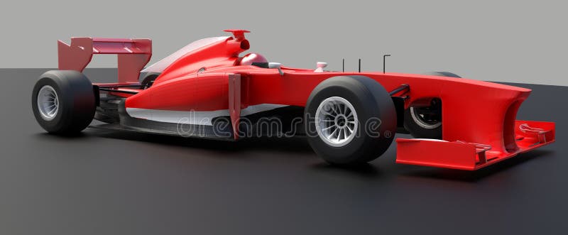 Red Sport Car,race Car ,red Car,3d Render Stock Illustration ...