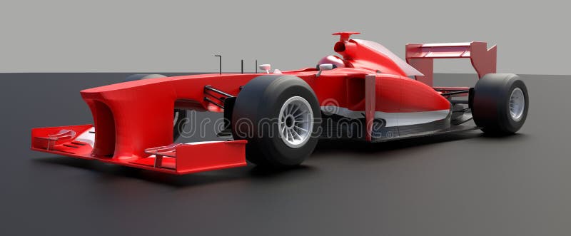 Red Sport Car,race Car ,red Car,3d Render Stock Illustration ...