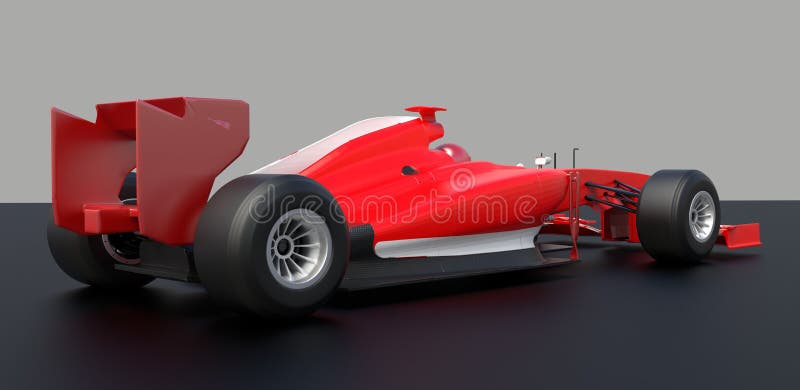 Red Sport Car,race Car ,red Car,3d Render Stock Illustration ...