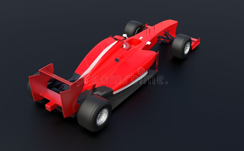 Red Sport Car,race Car ,red Car,3d Render Stock Illustration ...