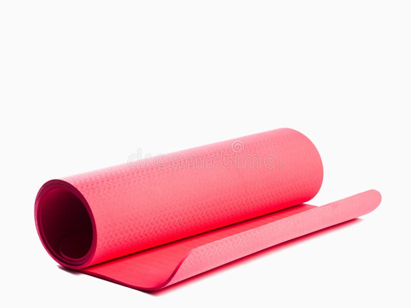 Red sport mat stock image. Image of healthy, leisure - 94723885