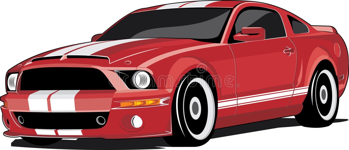 Shelby Mustang Cartoon Stock Illustrations – 8 Shelby Mustang Cartoon ...