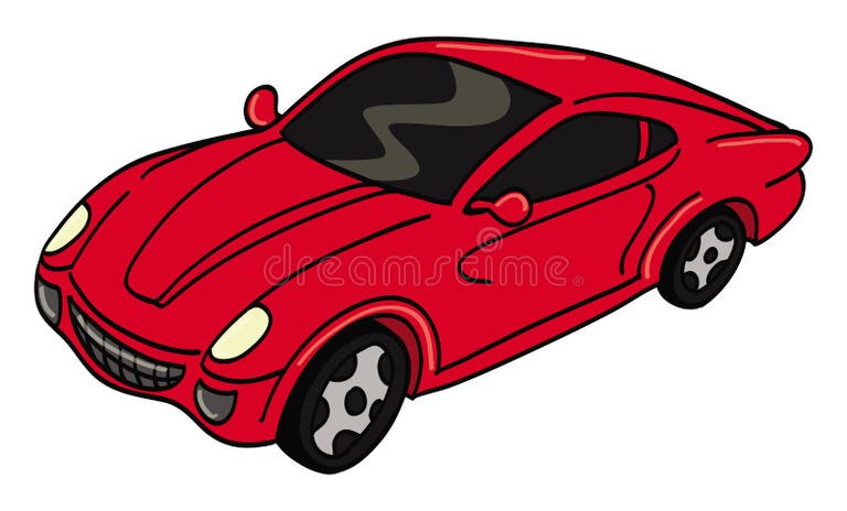 Red Cartoon Sports Car Stock Illustrations – 2,578 Red Cartoon Sports ...