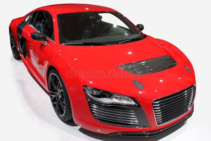 Red sports car stock photo. Image of auto, front, tire - 22573898