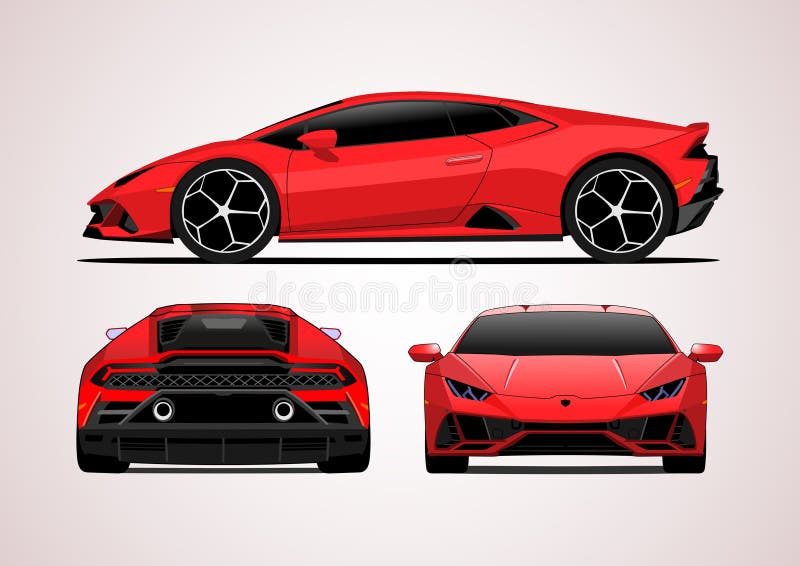 Lamborghini Side View Stock Illustrations – 50 Lamborghini Side View ...