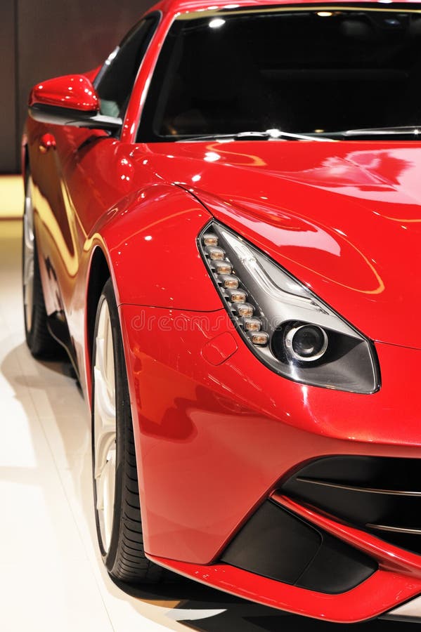 Red Ferrari F430 logo editorial photo. Image of money - 17934536