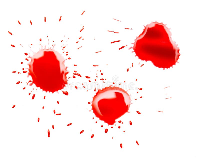 Red Spot Blotch on White Background Stock Photo - Image of abstract ...