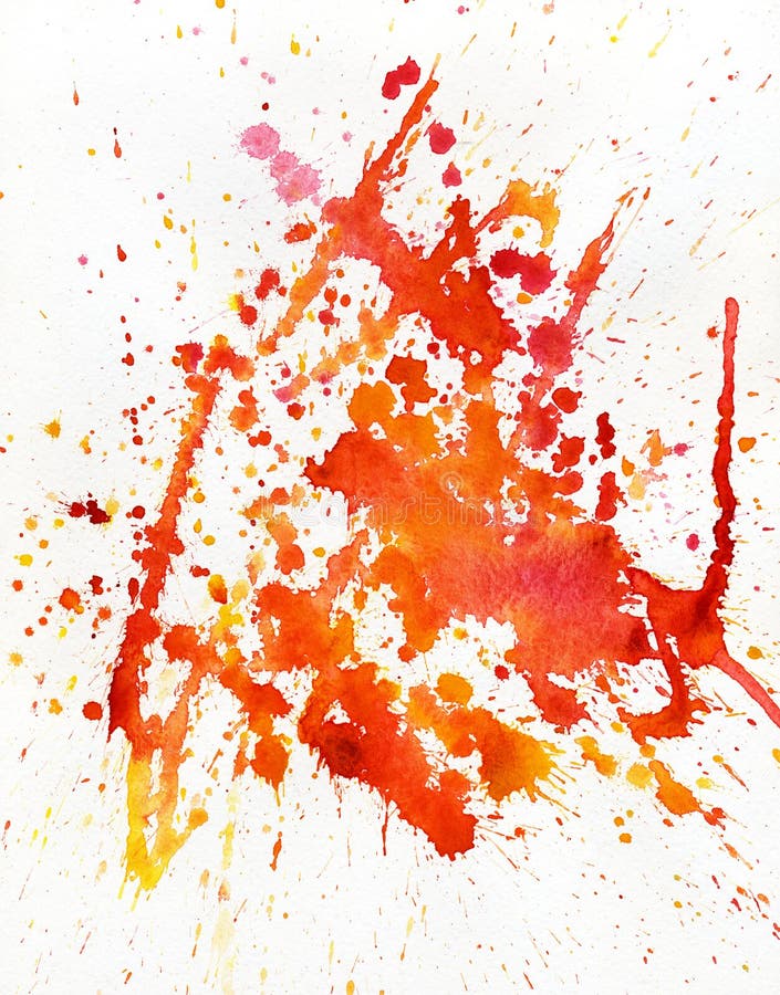 Red Spot, Watercolor Background Stock Illustration - Illustration of ...