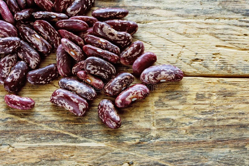 Red Spotted Beans Seeds Closeup Stock Photo - Image of heap, nutrition ...