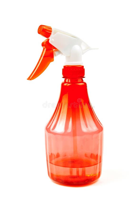 Red spray bottle stock photo. Image of protective, liquid - 29210126