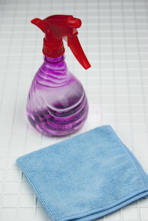 Red spray stock photo. Image of foam, wiping, cleanliness - 57836818