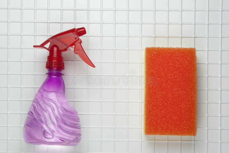 Red spray stock photo. Image of cleaner, brown, cells - 57404072