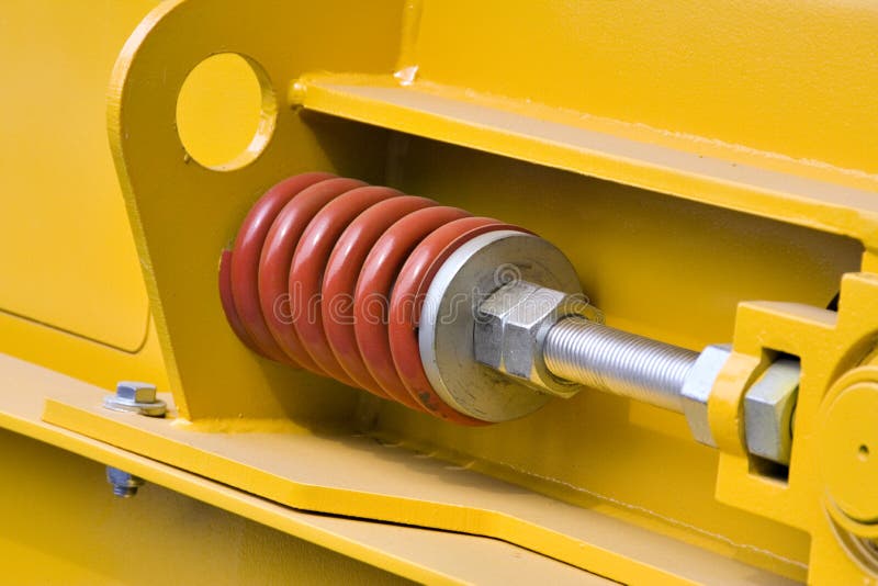 Red spring stock image. Image of resilient, tube, spring - 562727