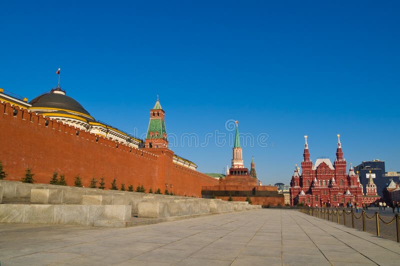 The Red Square stock image. Image of communistic, kremlin - 5469621