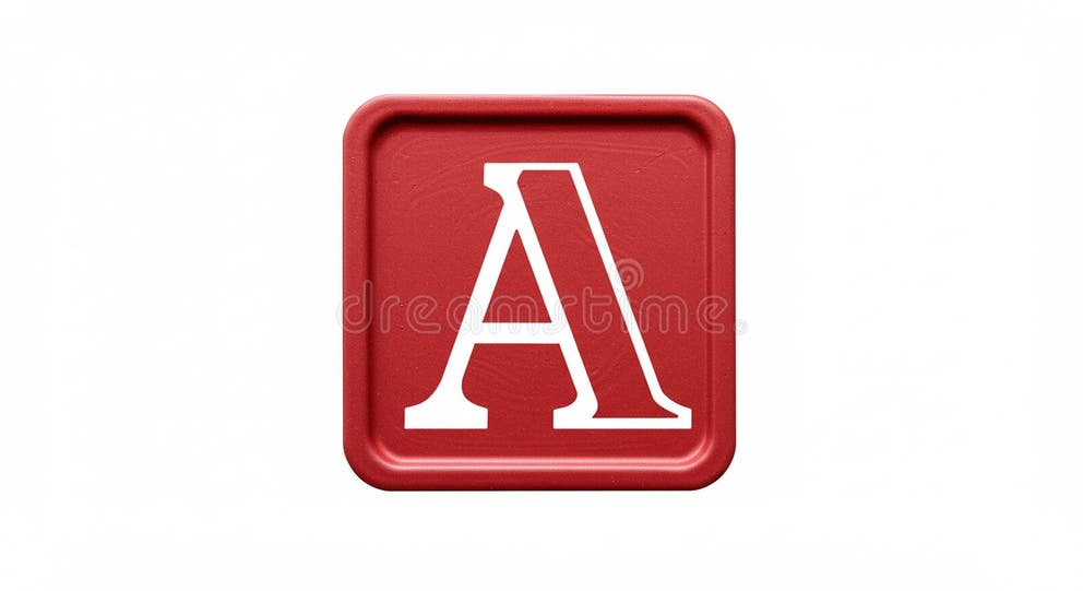 Raised White Capital Letter Stock Illustrations – 24 Raised White ...