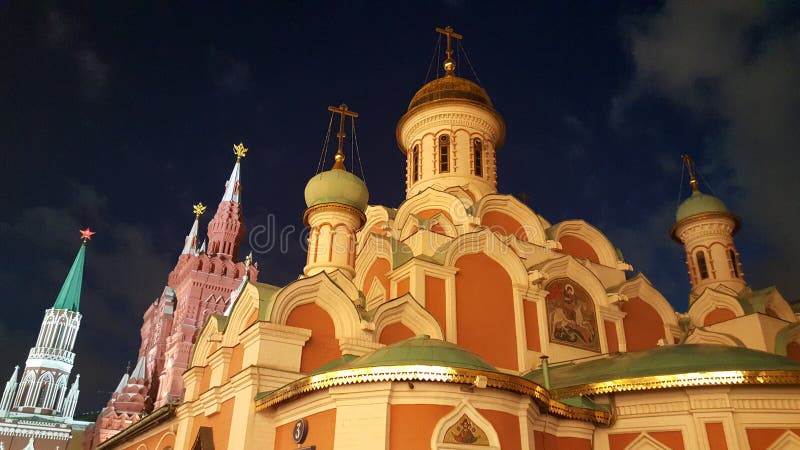 Red Square church stock image. Image of evening, moscow - 105233985