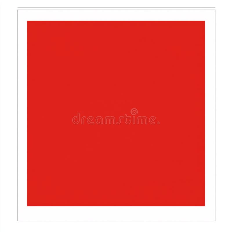 Red Square Frame on a White Background. Stock Photo - Image of graphic ...