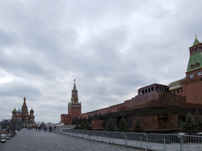 Red Square GUM Moscow Russia Stock Photo - Image of landmark, symbol ...