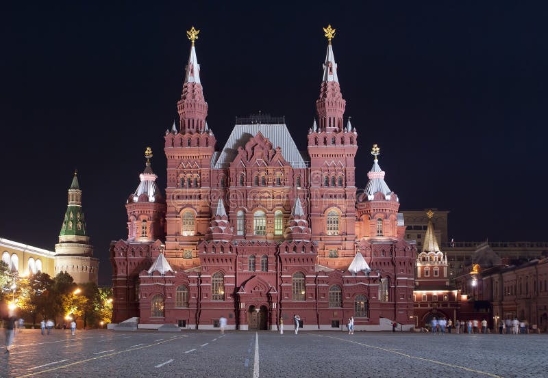 Red Square. Historical Museum. Stock Photo - Image of exterior, kremlin ...