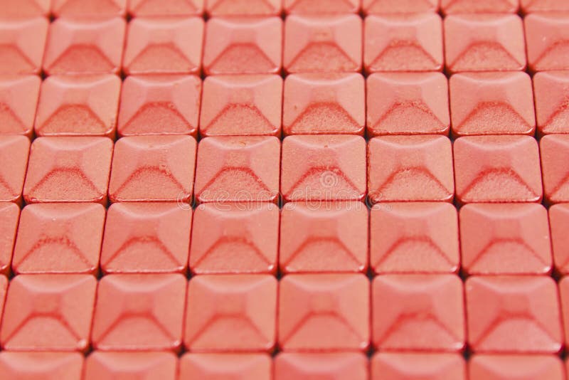 Red square medicinal pills stock photo. Image of container - 31569154