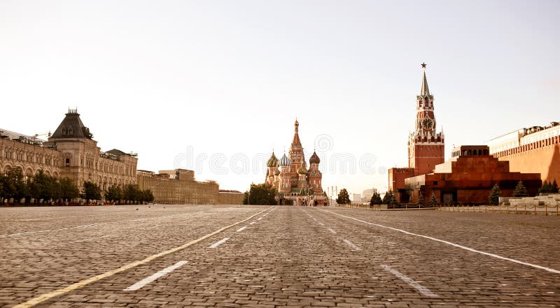 Red Square in Moscow stock image. Image of kremlin, moscow - 25722167