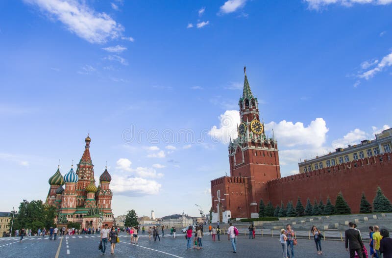 Red square editorial photo. Image of blue, russian, travel - 47390926