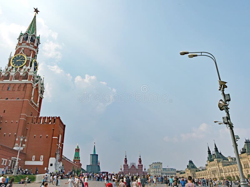 Red Square of Moscow with Museum of History Editorial Image - Image of ...