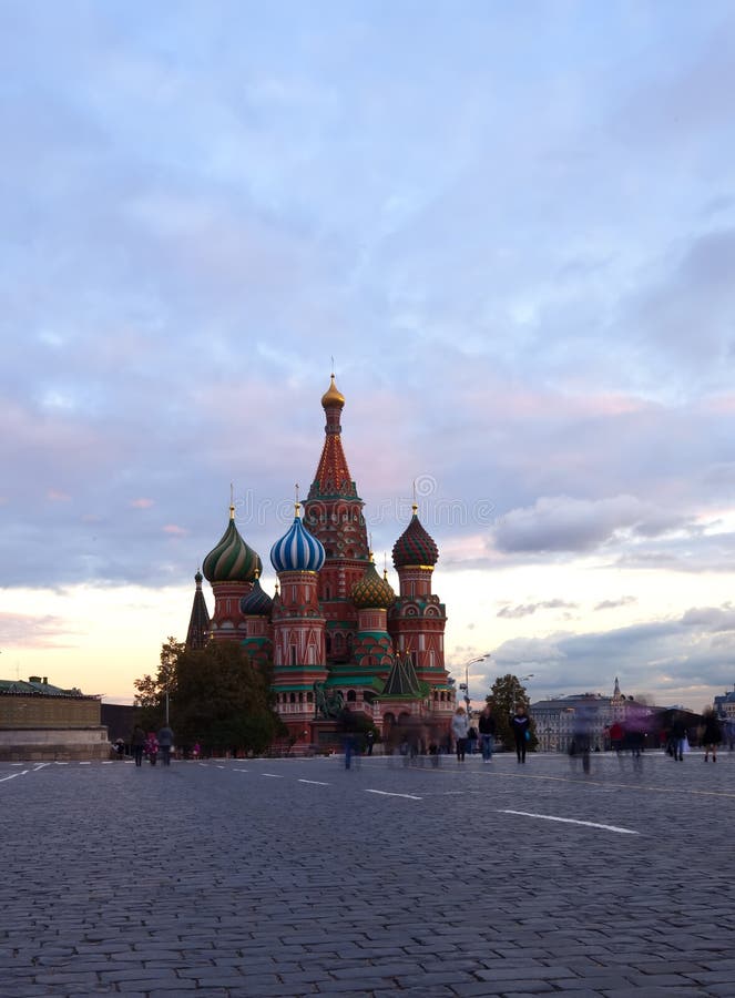 Young Russian Girl Wearing Traditional Costume at Red Square in Moscow ...