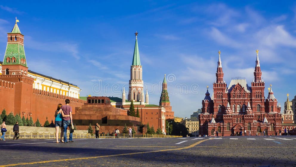 The Red Square, Moscow, Russia Editorial Stock Image - Image of ...