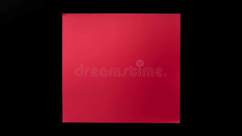 Red Square Paper Note on a Black Background. Brainstorming Template ...