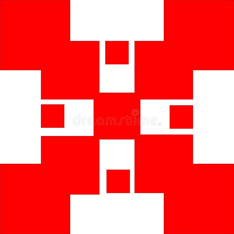 Red Square Pattern Suitable for Wallpaper and Creative Design Materials ...