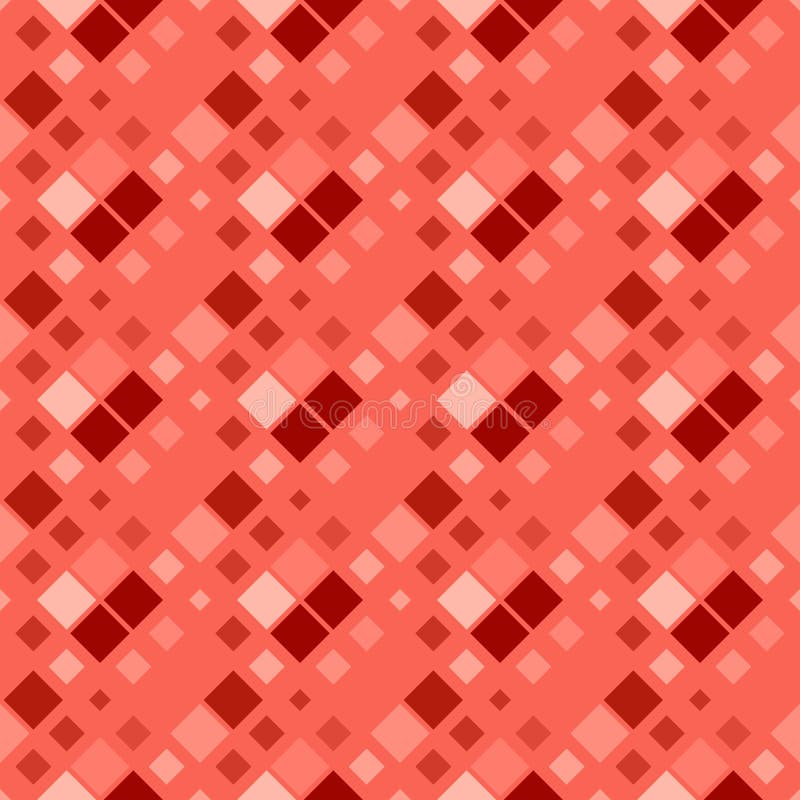 Red Square Pattern Background - Abstract Vector Design Stock Vector ...