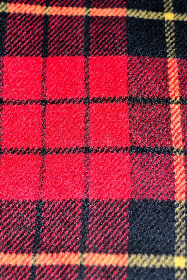 Red Square Pattern Tartan Wool Texture Background Stock Image - Image ...