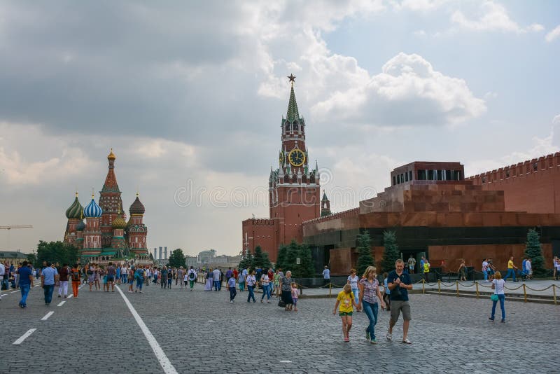 Red Square editorial stock image. Image of relax, historical - 75016349