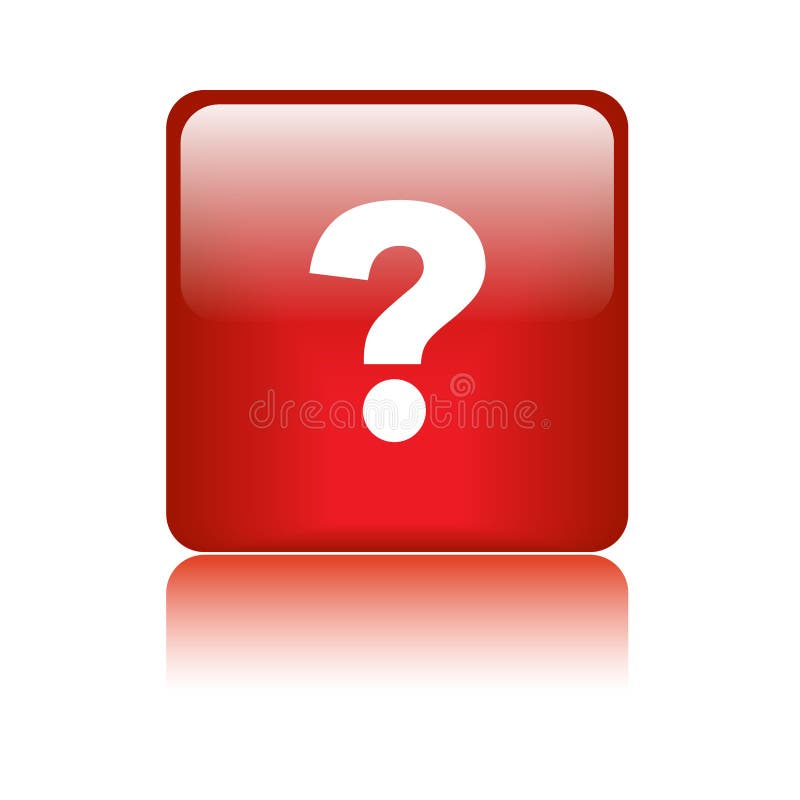 Question web button stock illustration. Illustration of glass - 2002023