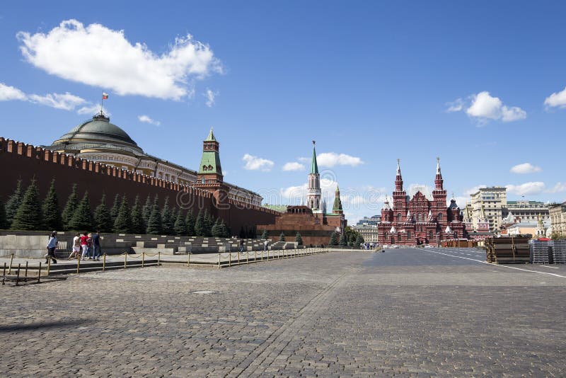 Red Square on a Summer Sunny Day, Moscow, Russia Editorial Stock Image ...
