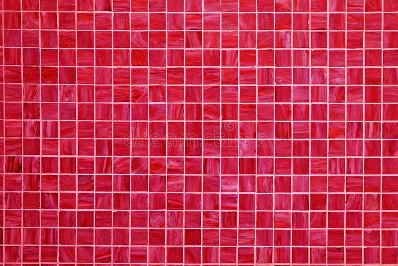 Red Square Tiled Background Stock Photo - Image of decor, brick: 60217832