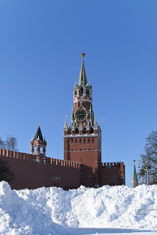 Red Square in winter stock image. Image of outdoors - 210718091