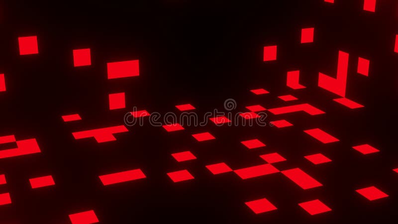 Red Squares Abstract stock illustration. Illustration of future - 145252360