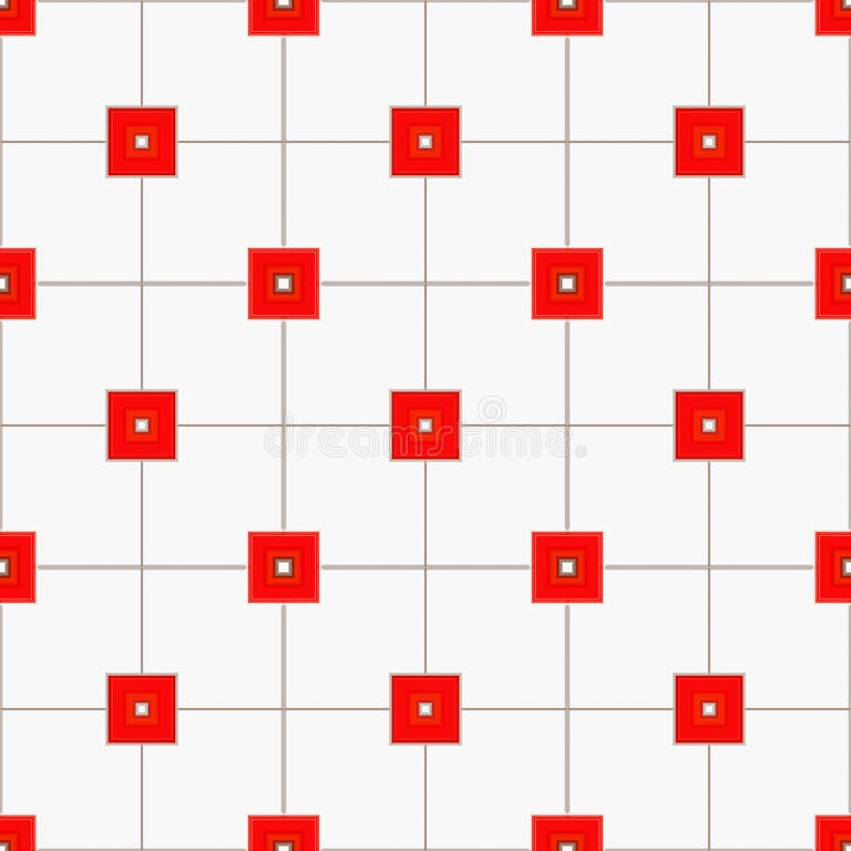 Red squares pattern stock illustration. Illustration of shine - 10870684