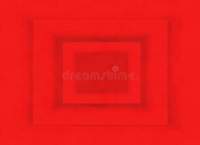 Red Squares on a Red Plane. Stock Image - Image of draw, color: 238438787