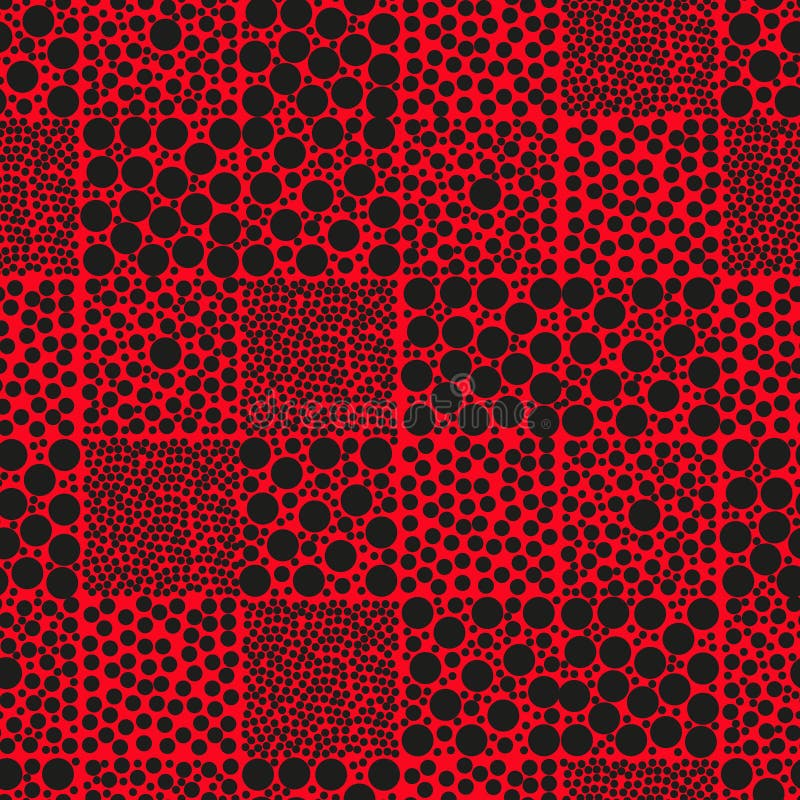Red Squares Seamless Pattern Stock Vector - Illustration of graphics ...