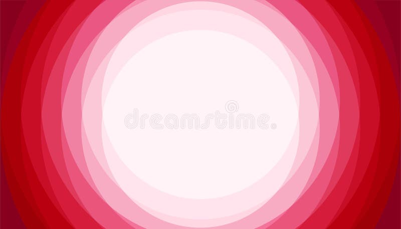Red Stack Circle Abstract Background with Copy Space Stock Vector ...