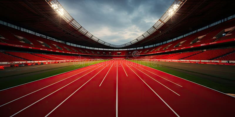 Red Stadium Coverage Texture, Treadmill Textured Background, Jogging ...