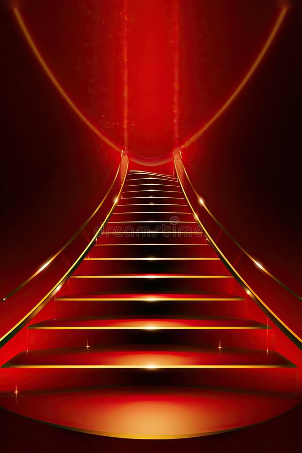 Red stage background stock illustration. Illustration of shape - 297707883