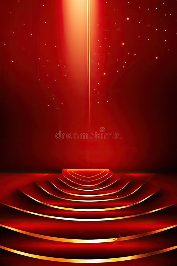 Red stage background stock image. Image of creativity - 296103359