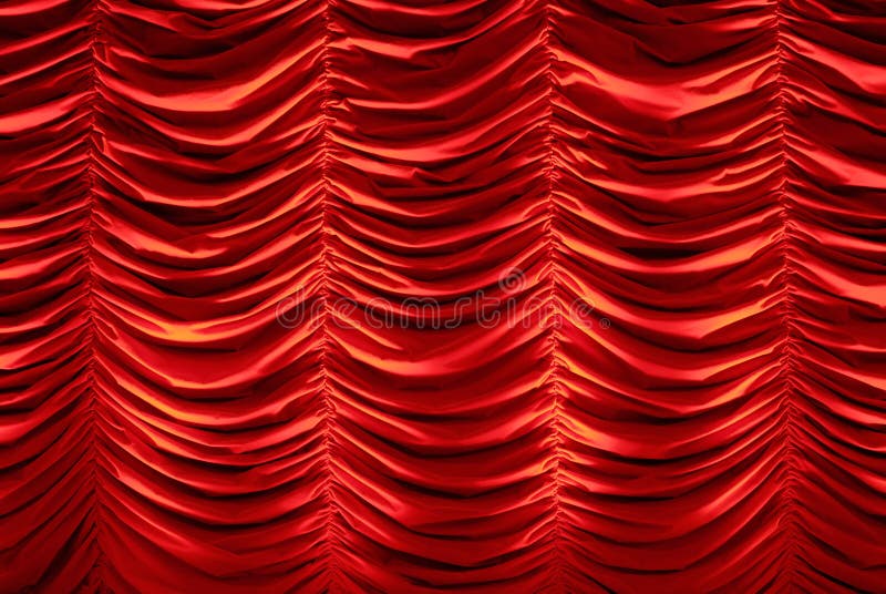 Red stage curtain stock photo. Image of entertainment - 6530368